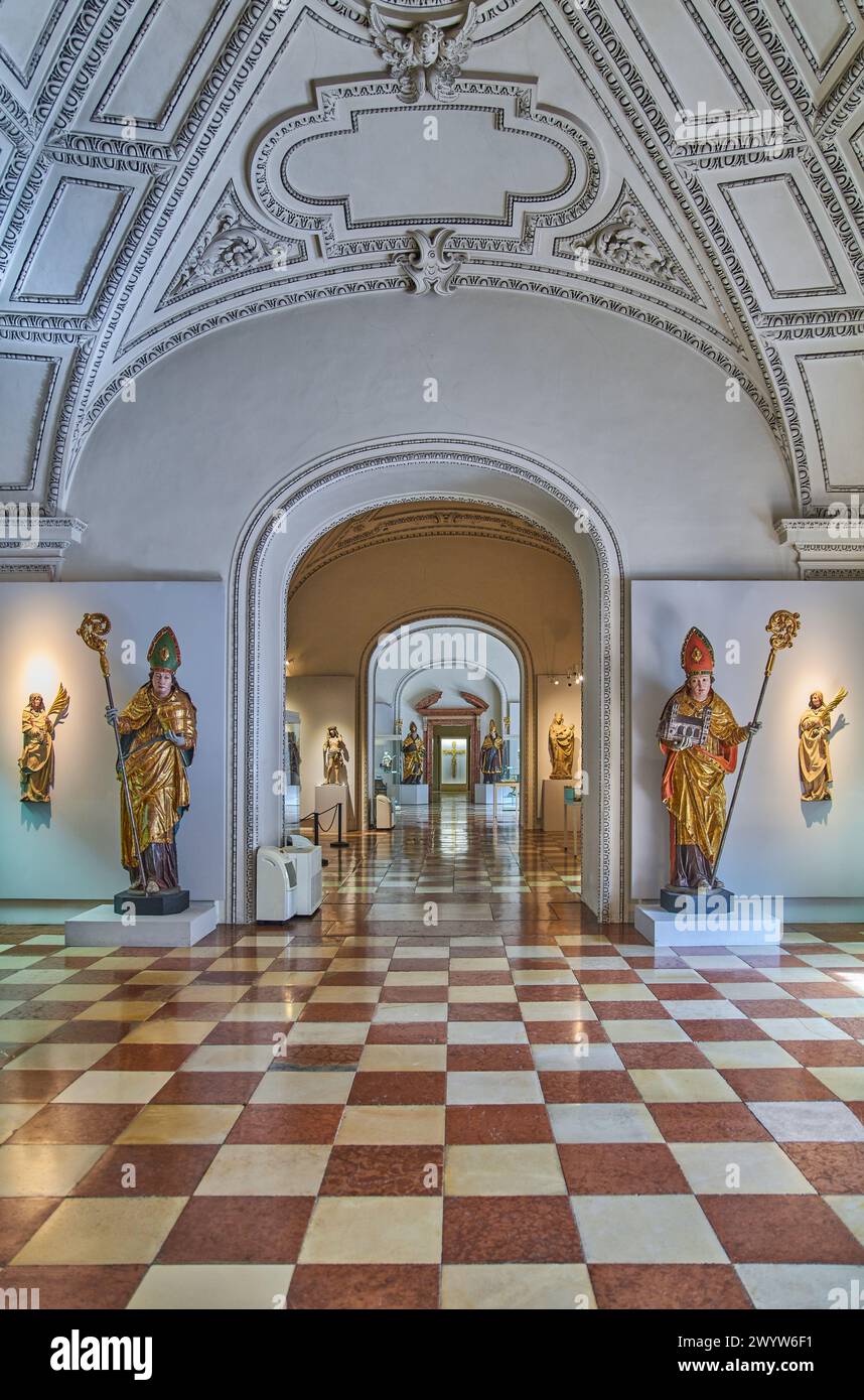 Salzburg, Austria - October 5, 2022: Statues of saints iof the ...