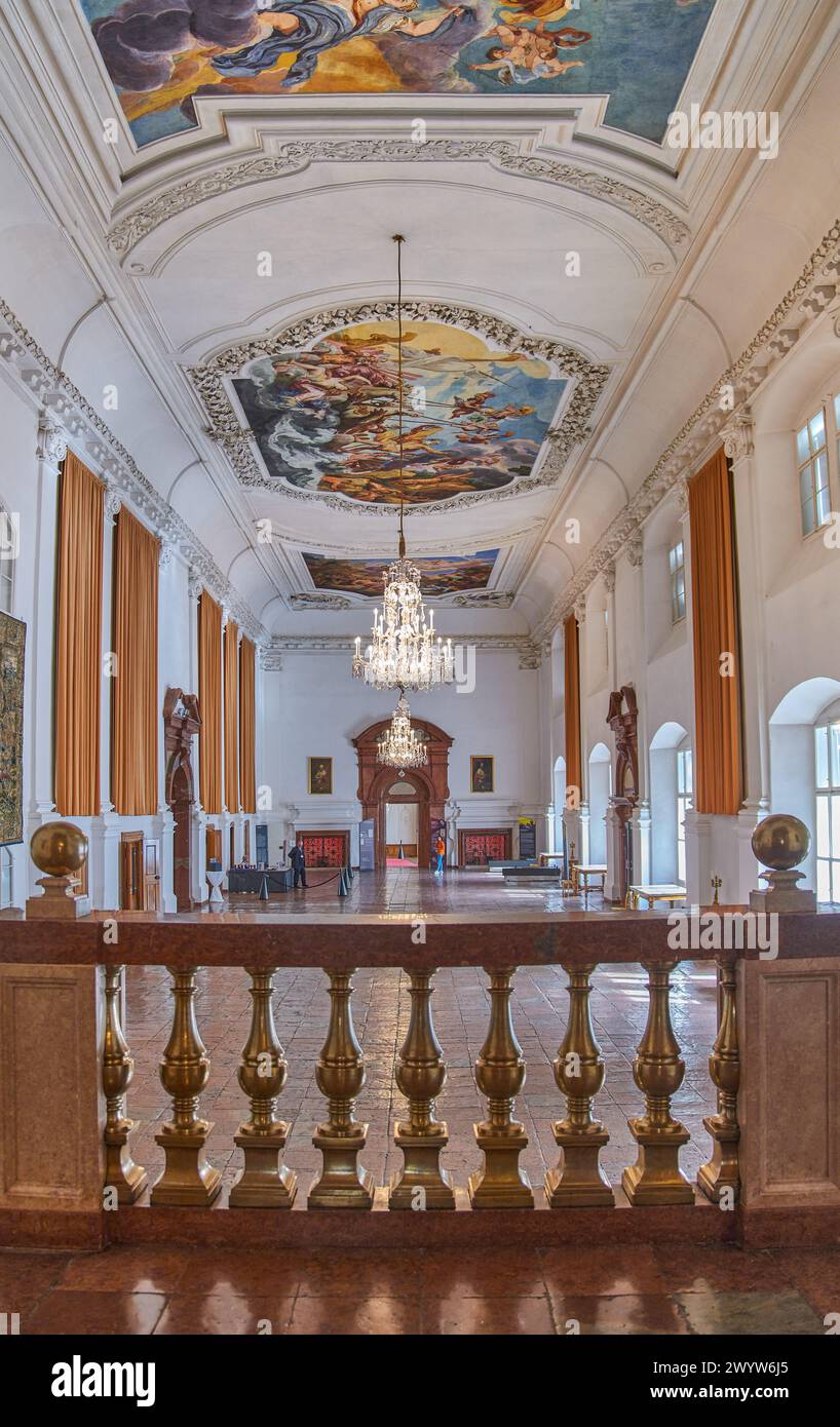 Salzburg, Austria - October 5, 2022: The paintings and decorations of ...