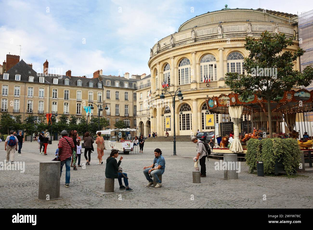 Opera Theater, Rennes, Bretagne, Brittany, France Stock Photo - Alamy