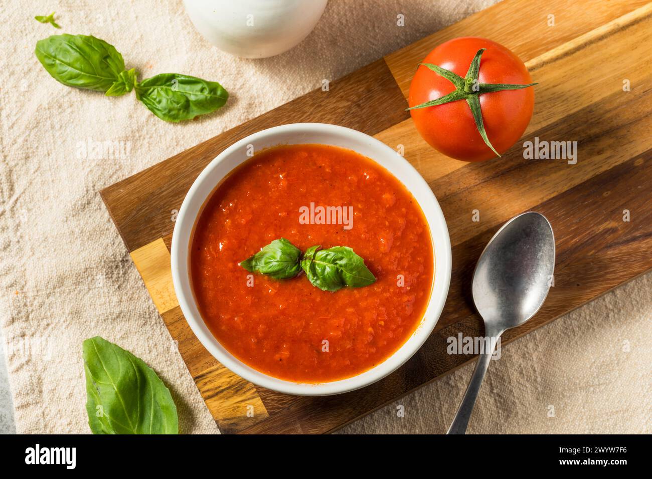Homemade Italian Tomato Pasta Sauce in a Bowl Stock Photo - Alamy