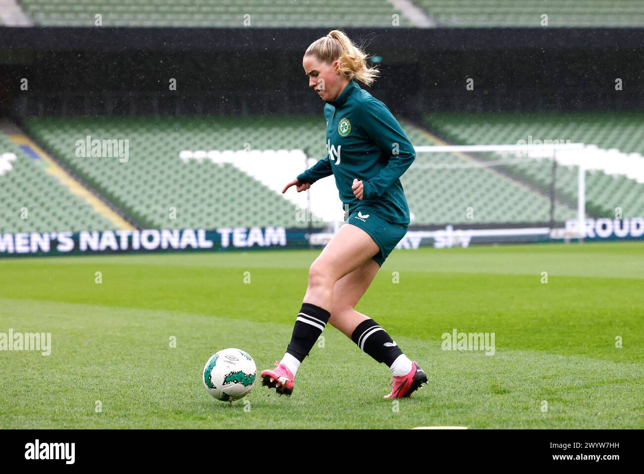 Republic of Ireland's Jessie Stapleton during a training session at the ...