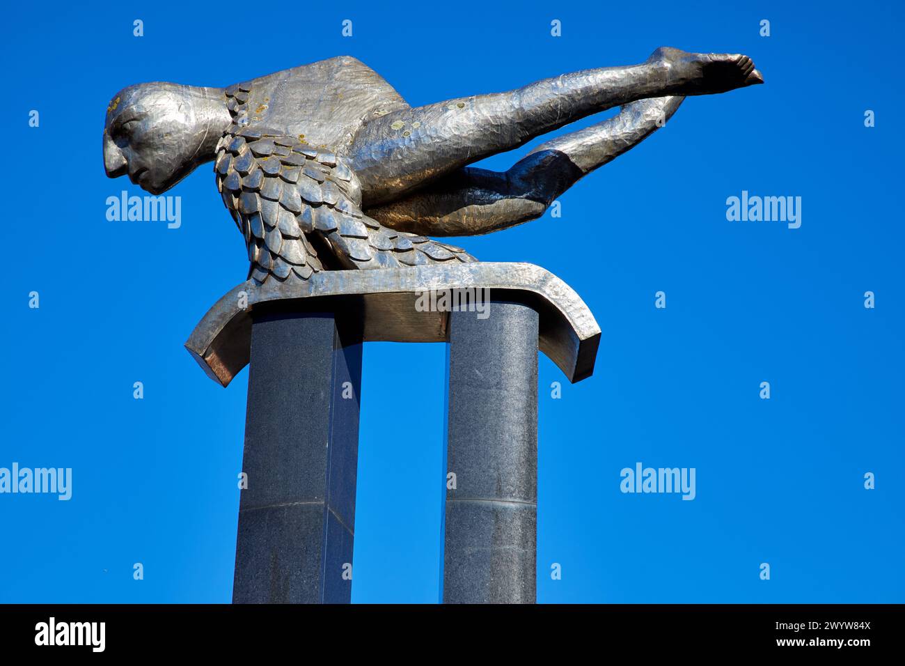 "O Sireno", "The Sireno", Leiro Francisco sculpture, Puerta del Sol ...