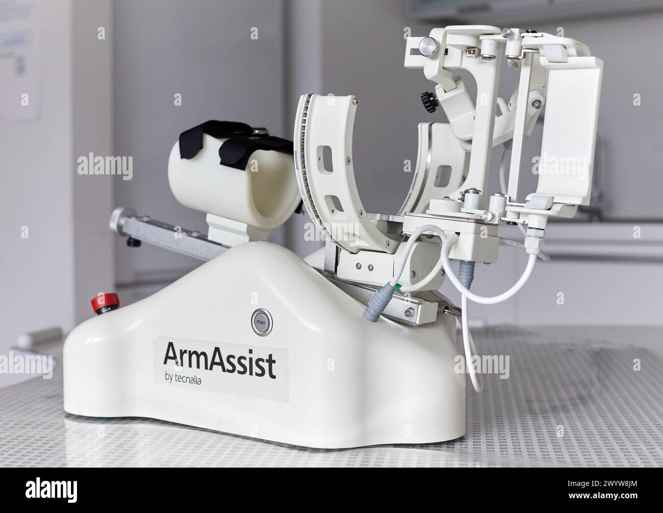 Assistive robot for upper limb rehabilitation hi-res stock photography ...