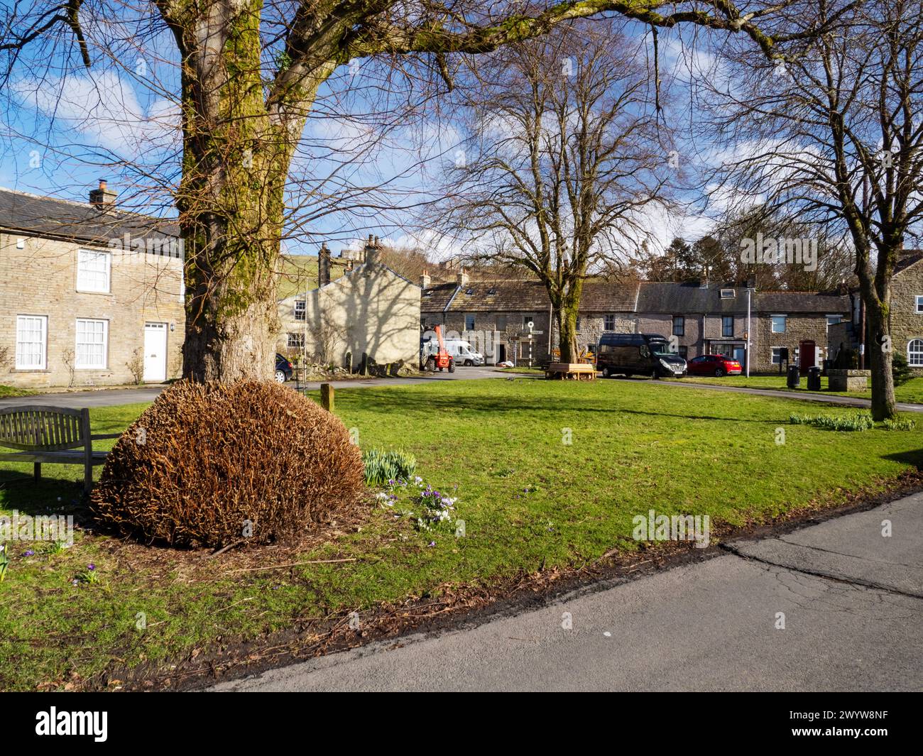 Village green garrigill cumbria hi-res stock photography and images - Alamy