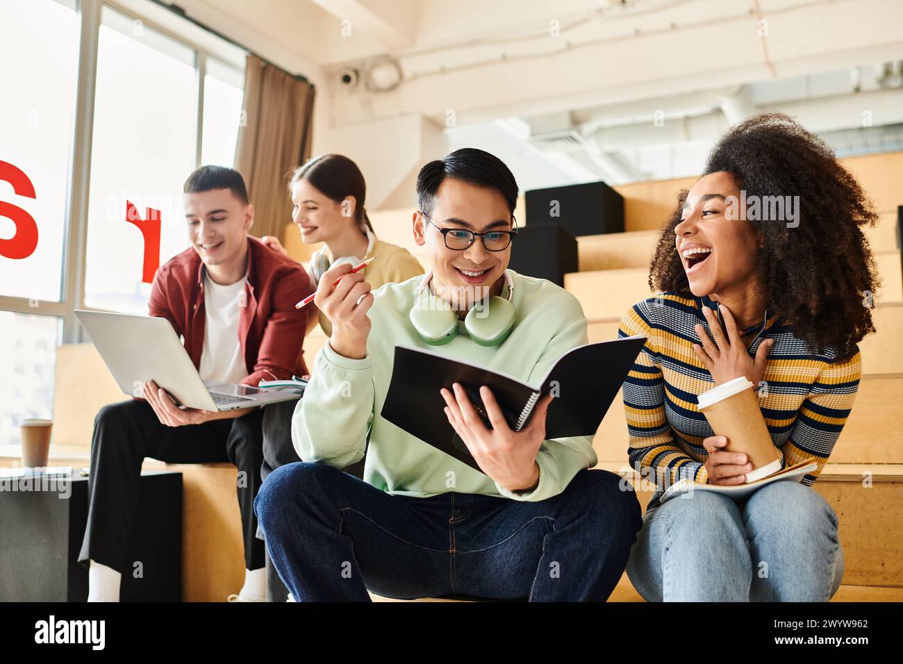 A multicultural group of students, including African American and Black ...