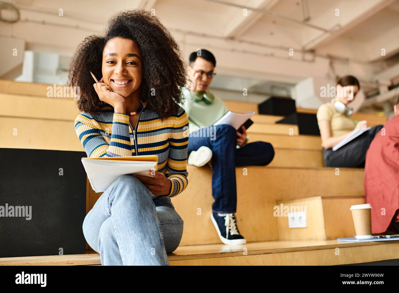 Multicultural students, including African American and Black girl ...