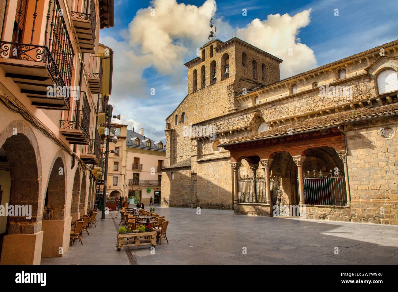 Catedral de San Pedro, Cathedral, Jaca, Huesca province, Aragón, Spain ...