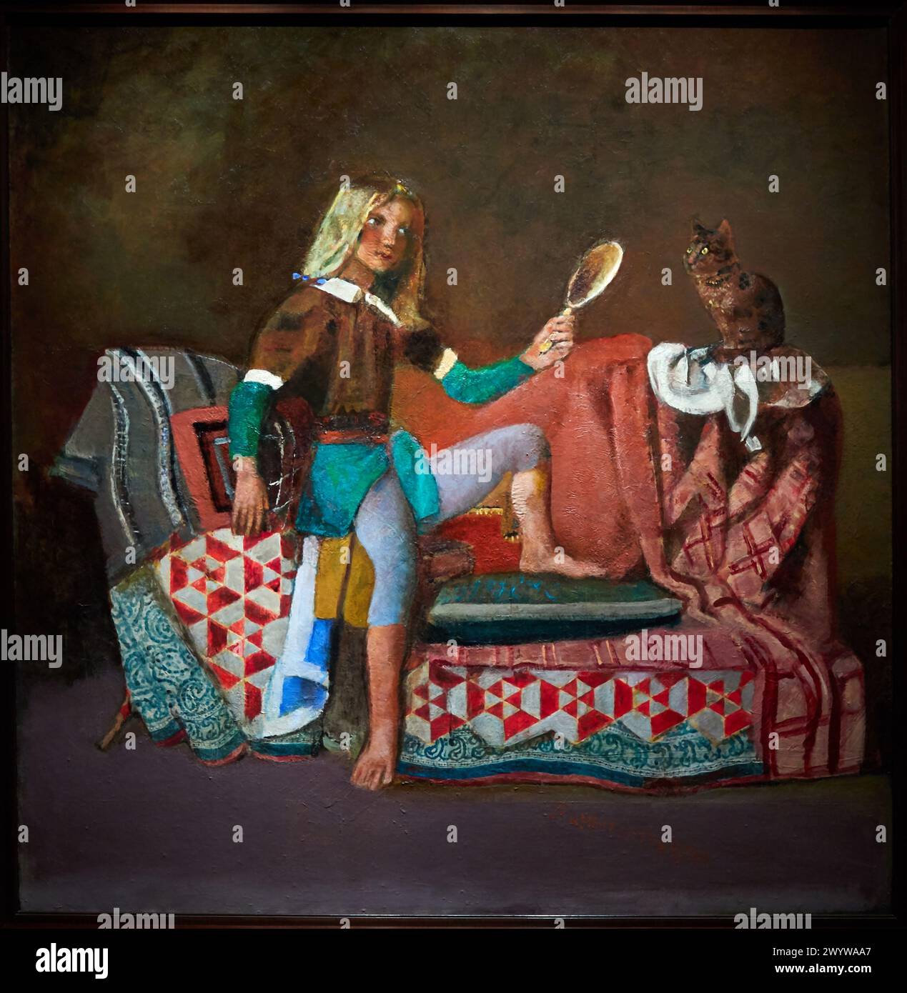 Balthus cat hi-res stock photography and images - Alamy