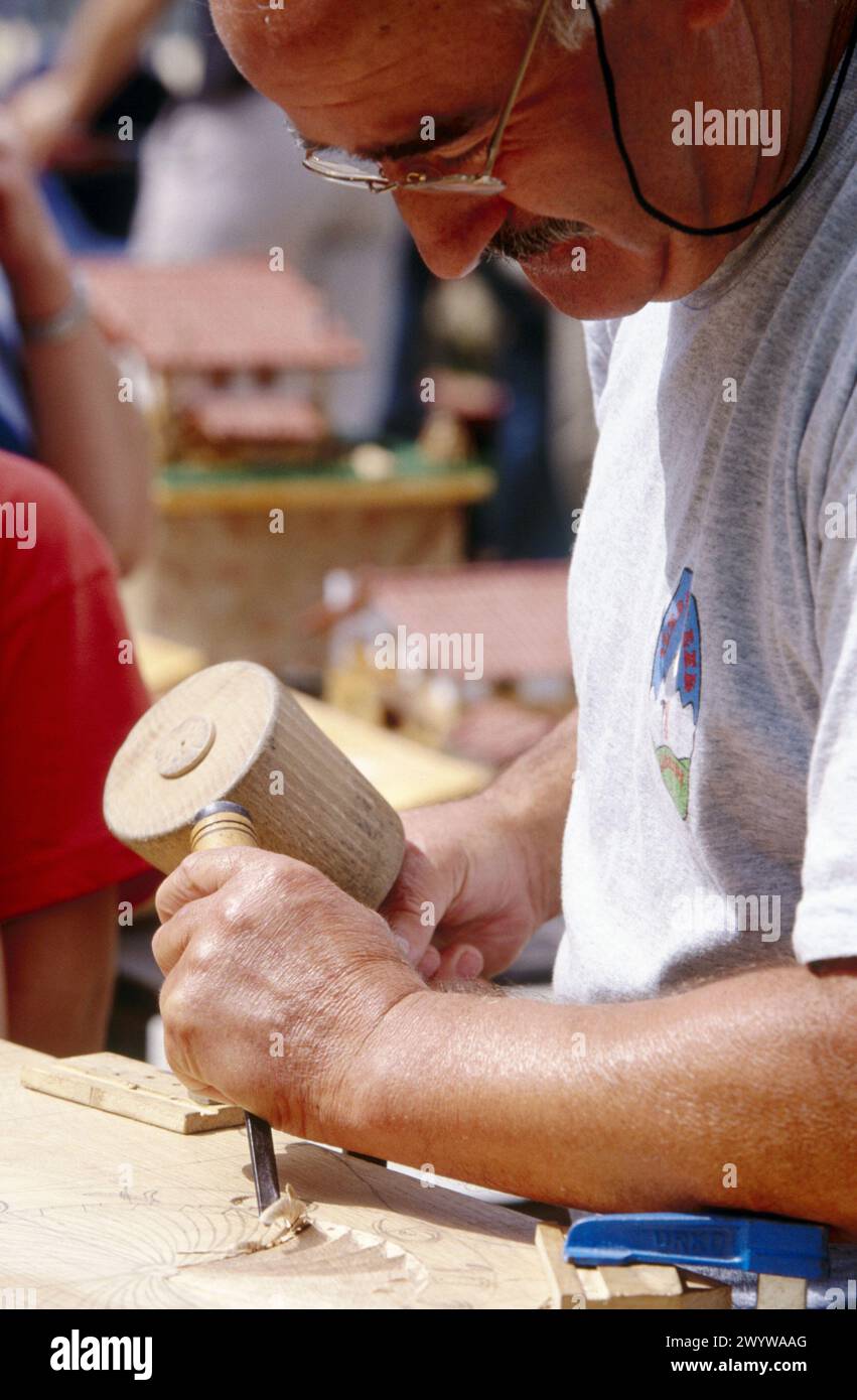 Basque country spain wood carving hi-res stock photography and images ...