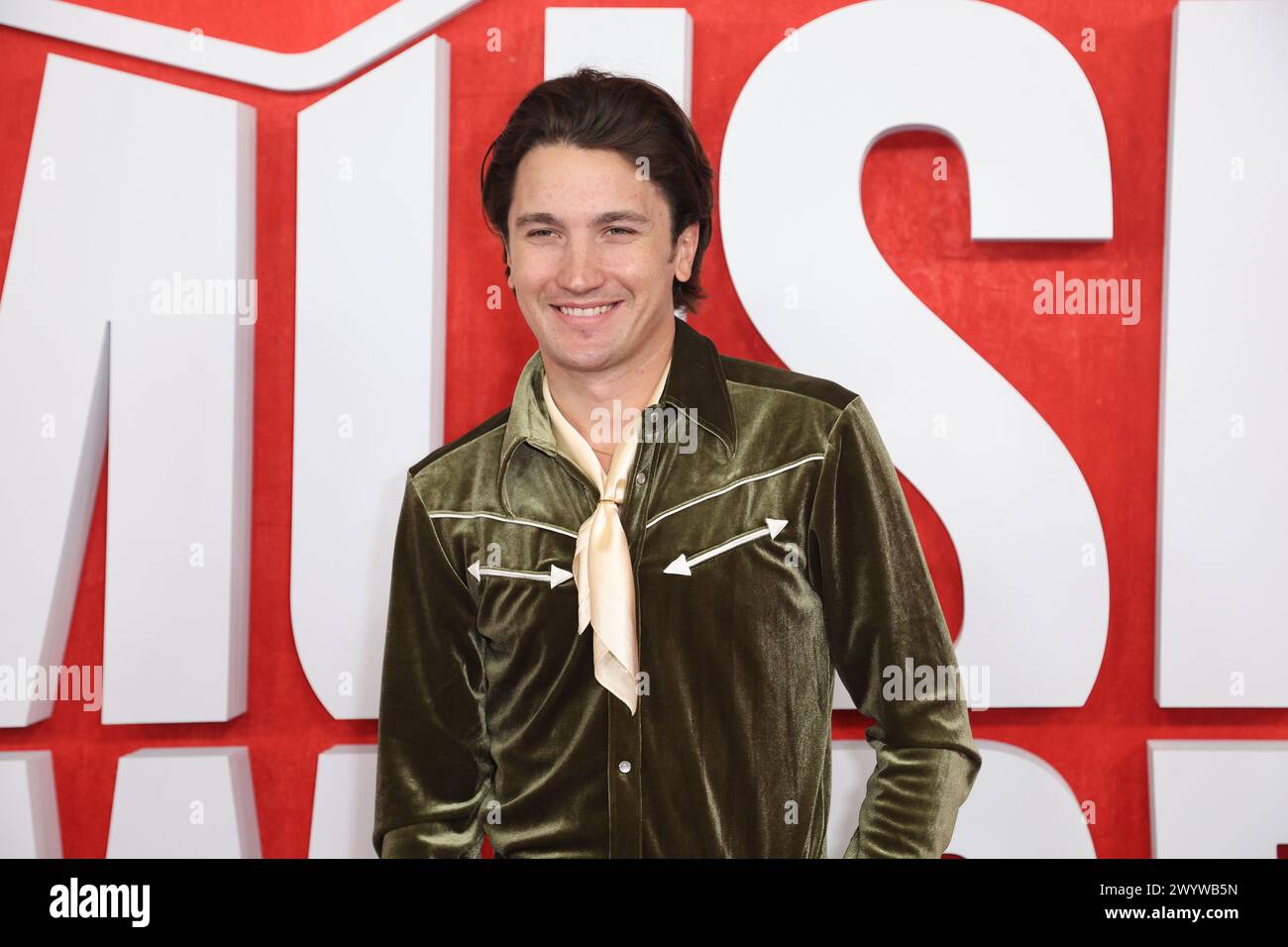 Austin, USA. 07th Apr, 2024. Drake Milligan arriving at the 2024 CMT ...