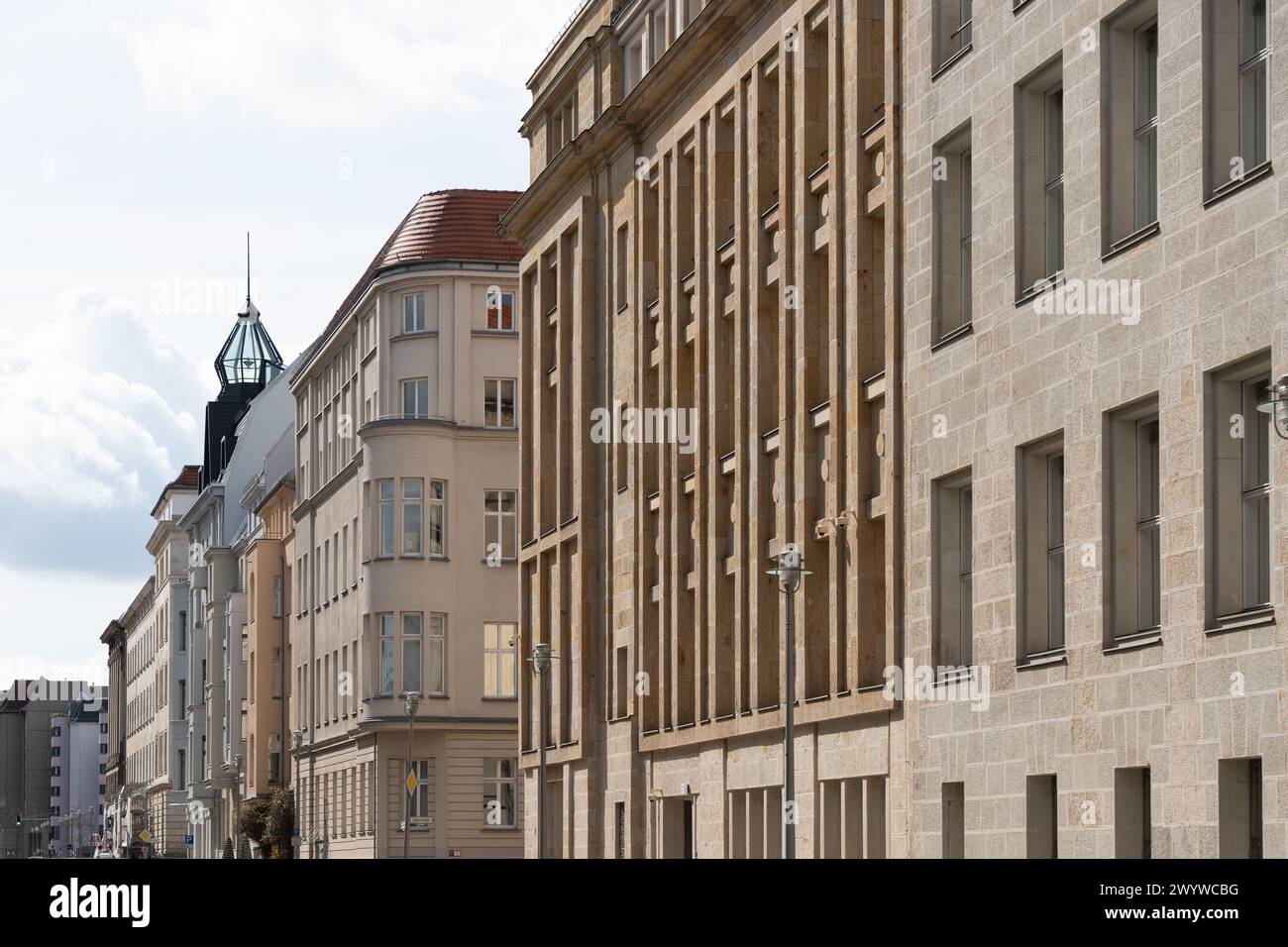 Facades of buildings and streets of European cities. Beautiful European ...