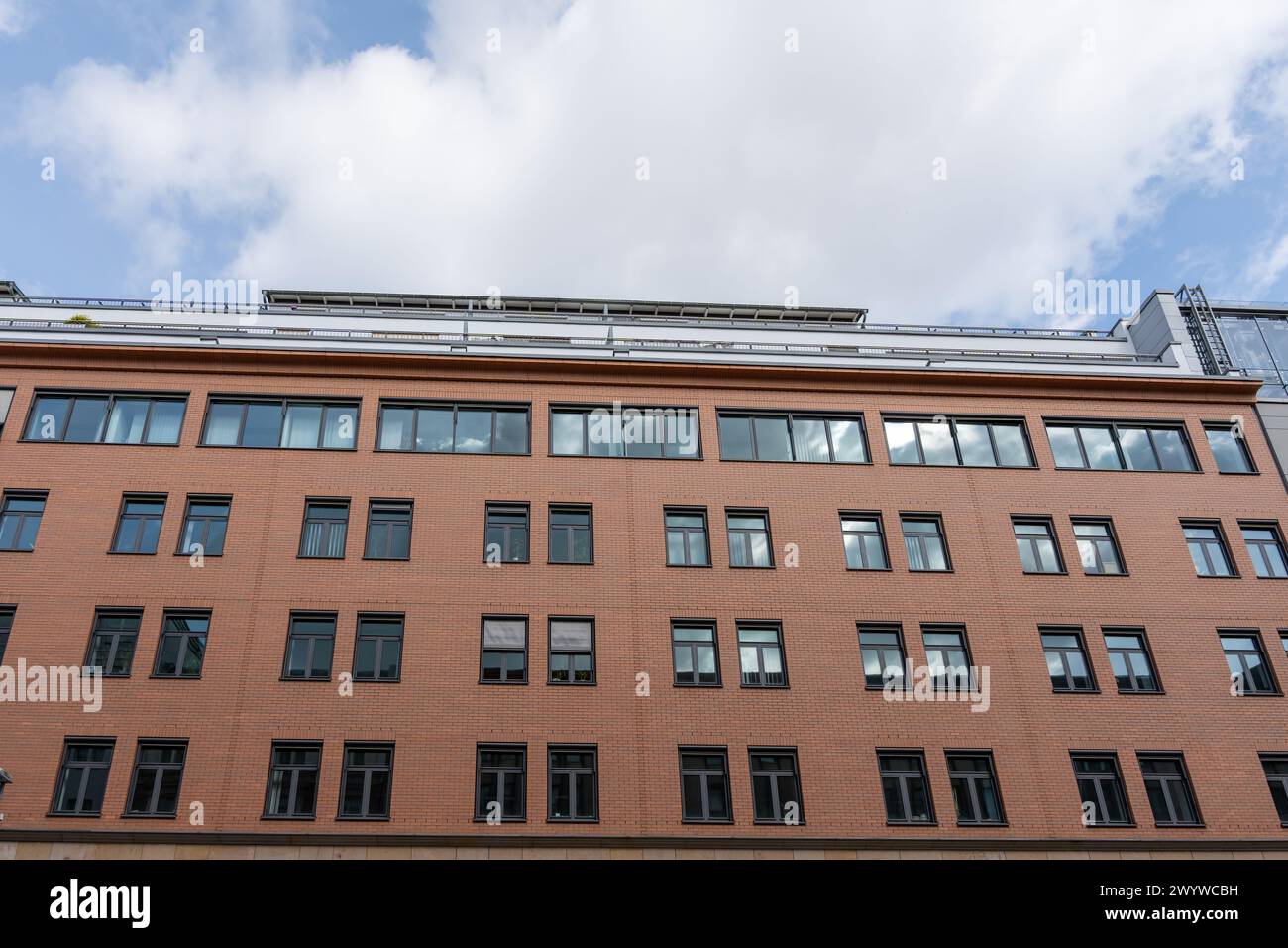 Facades of buildings and streets of European cities. Beautiful European ...