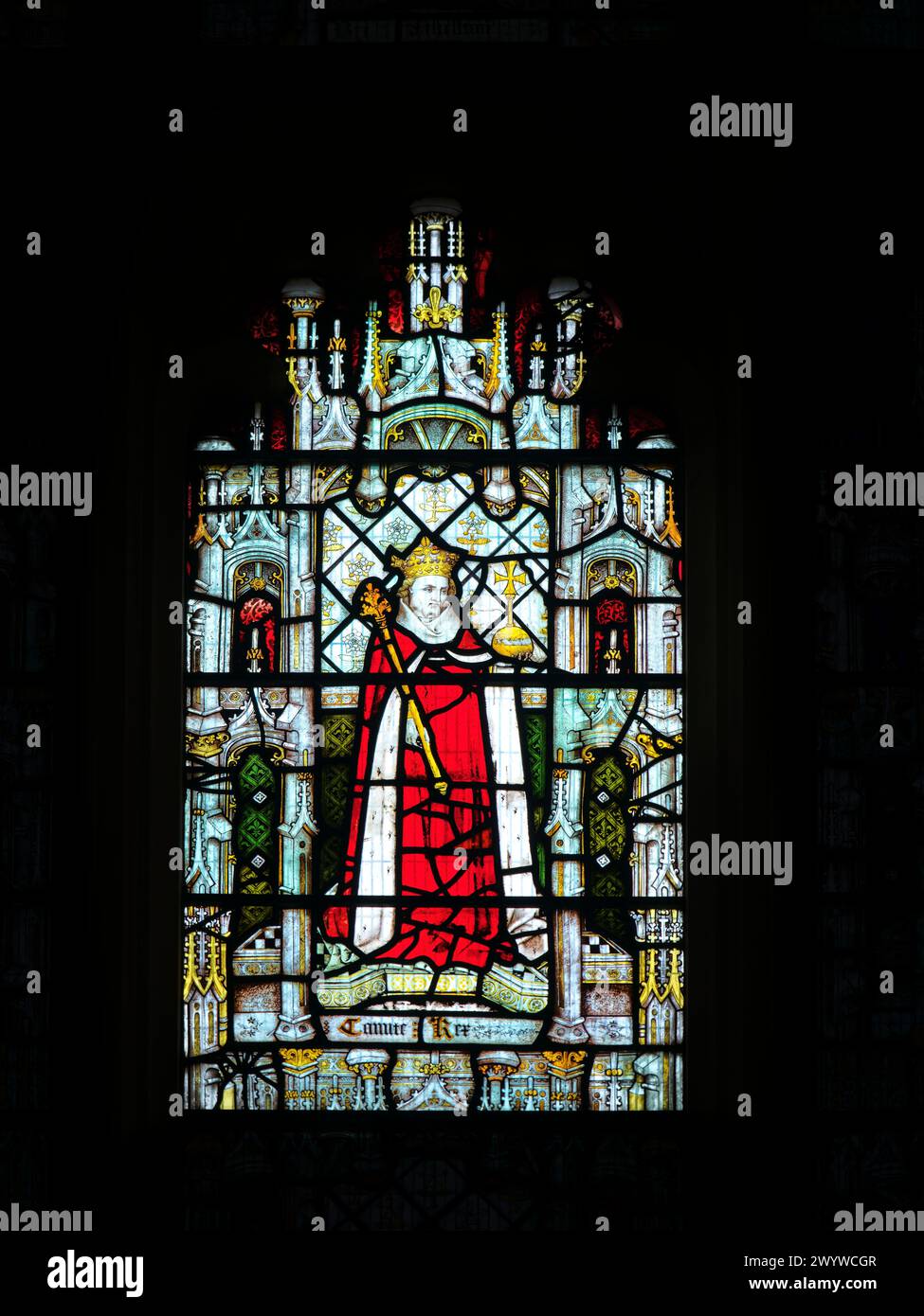 King Canute (Cnut), died 1035, king of England, king of Denmark, king ...