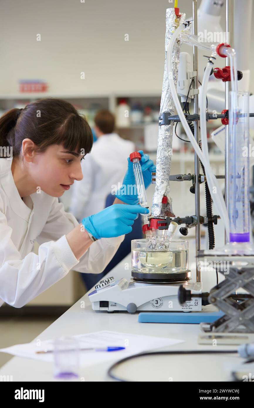 Laboratory distillation equipment hi-res stock photography and images ...