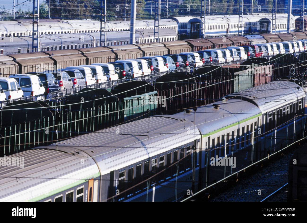 Train station. Irun. Guipúzcoa (Spanish-French border Stock Photo - Alamy