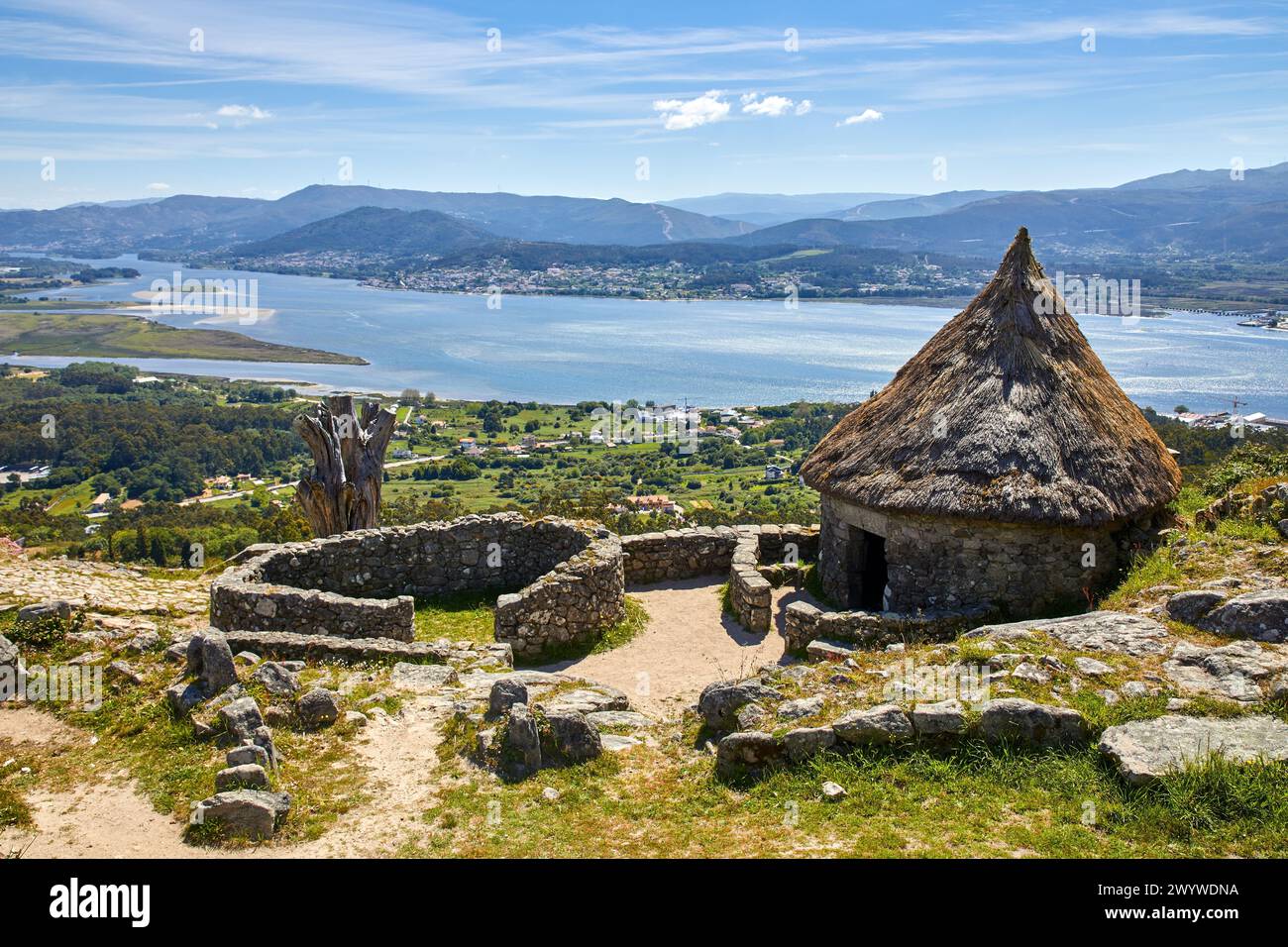 Celtic village, Santa Tecla mountain, Castro of Santa Trega, A Guarda ...