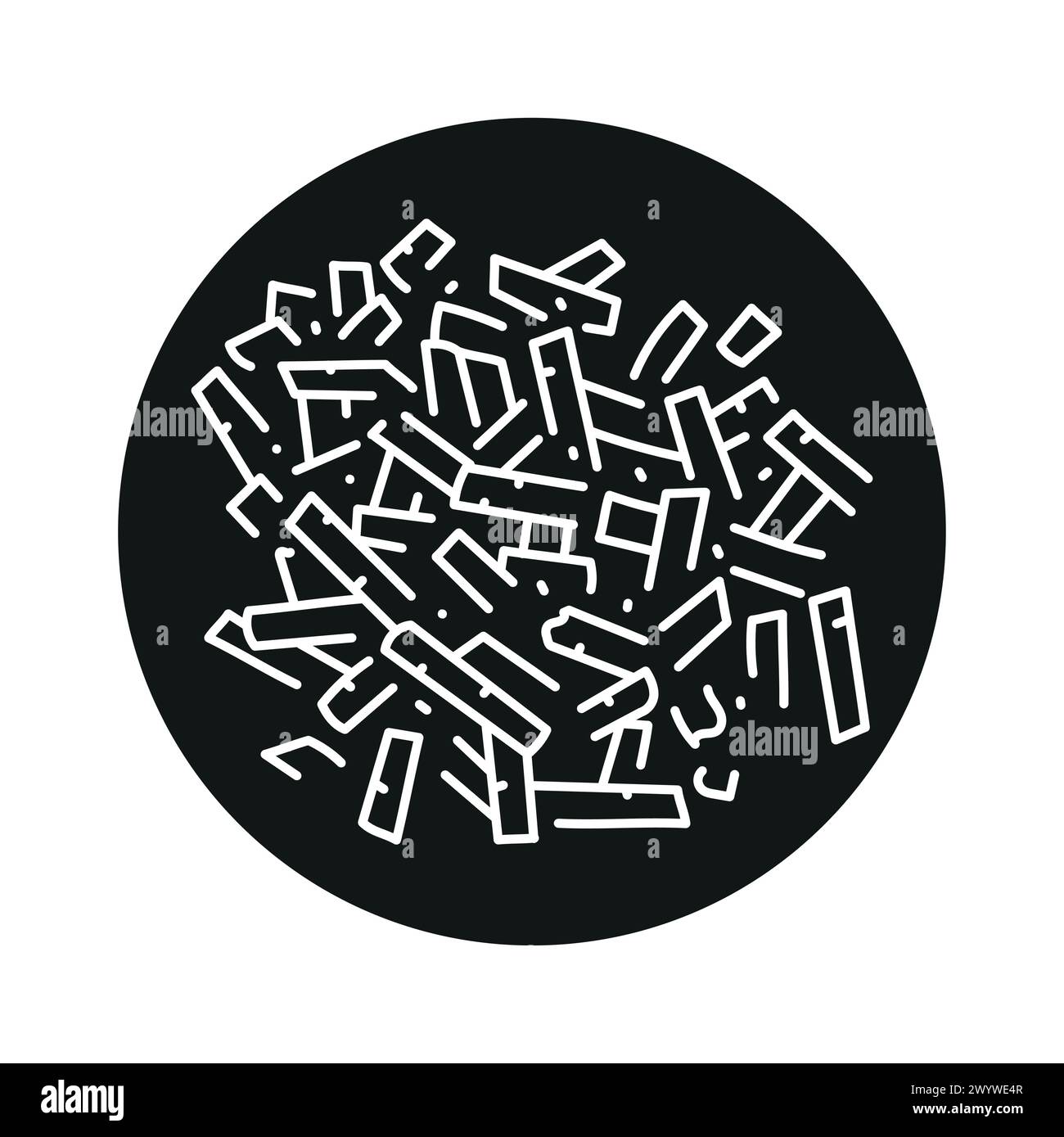 Fuel pellets line black icon. Sign for web page, mobile app, button ...