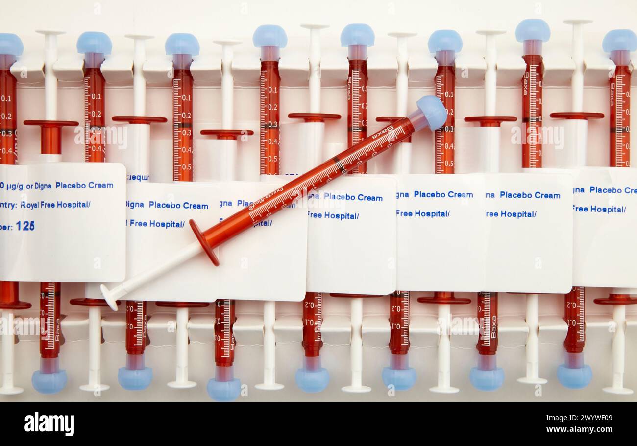 Dosed and labeled medication to be administered in a clinical trial ...