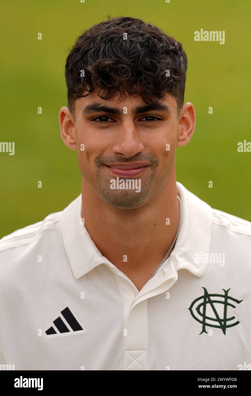 Nottinghamshire's Sammy King during a media day at Trent Bridge ...