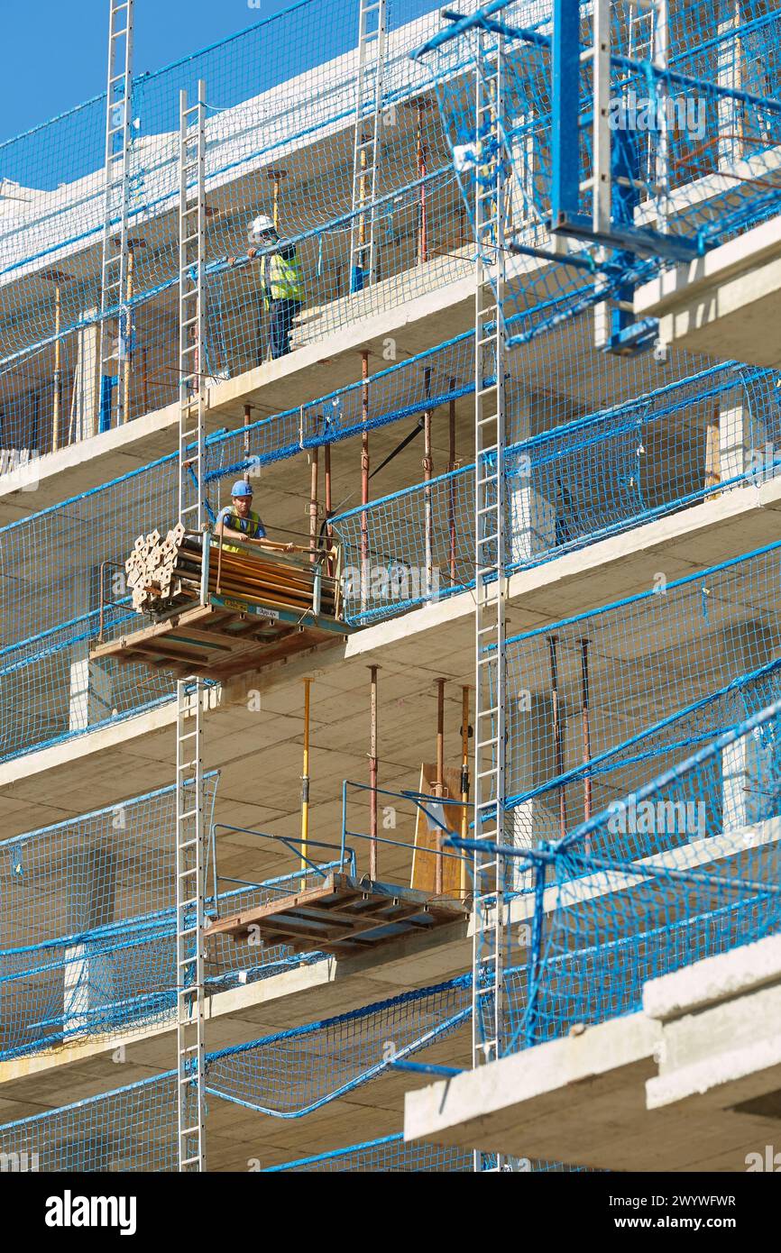 Worker harness. Security System Work RESA. Protection in building work ...