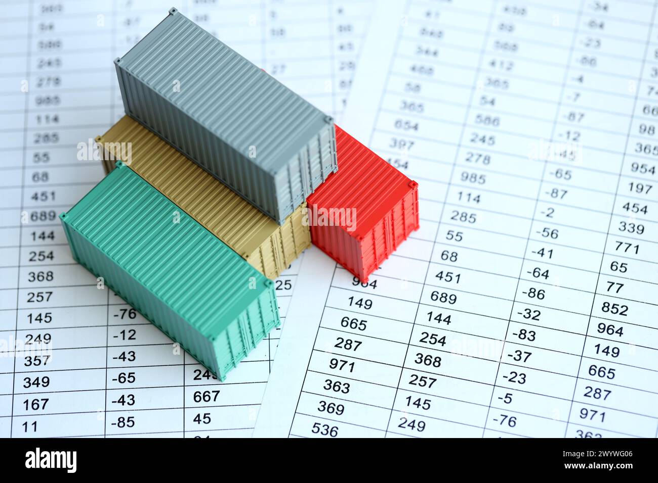 Global business container cargo ship in import export business logistic ...
