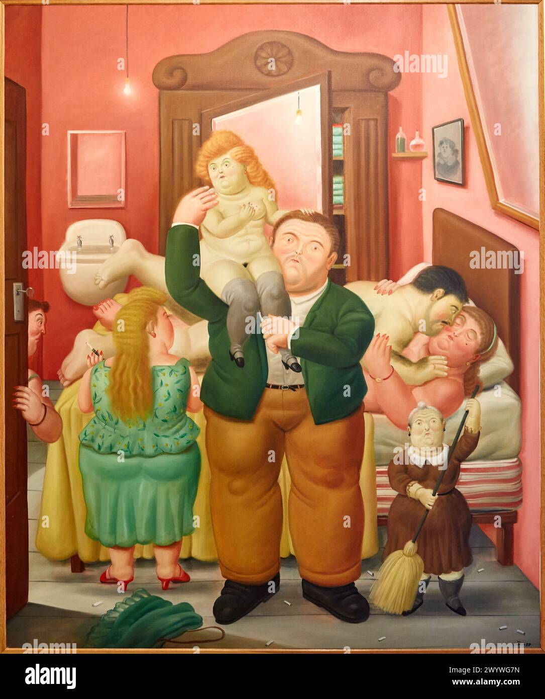 "The House of Amanda Ramrez", 1988, Fernando Botero, Museo de Antioquia ...