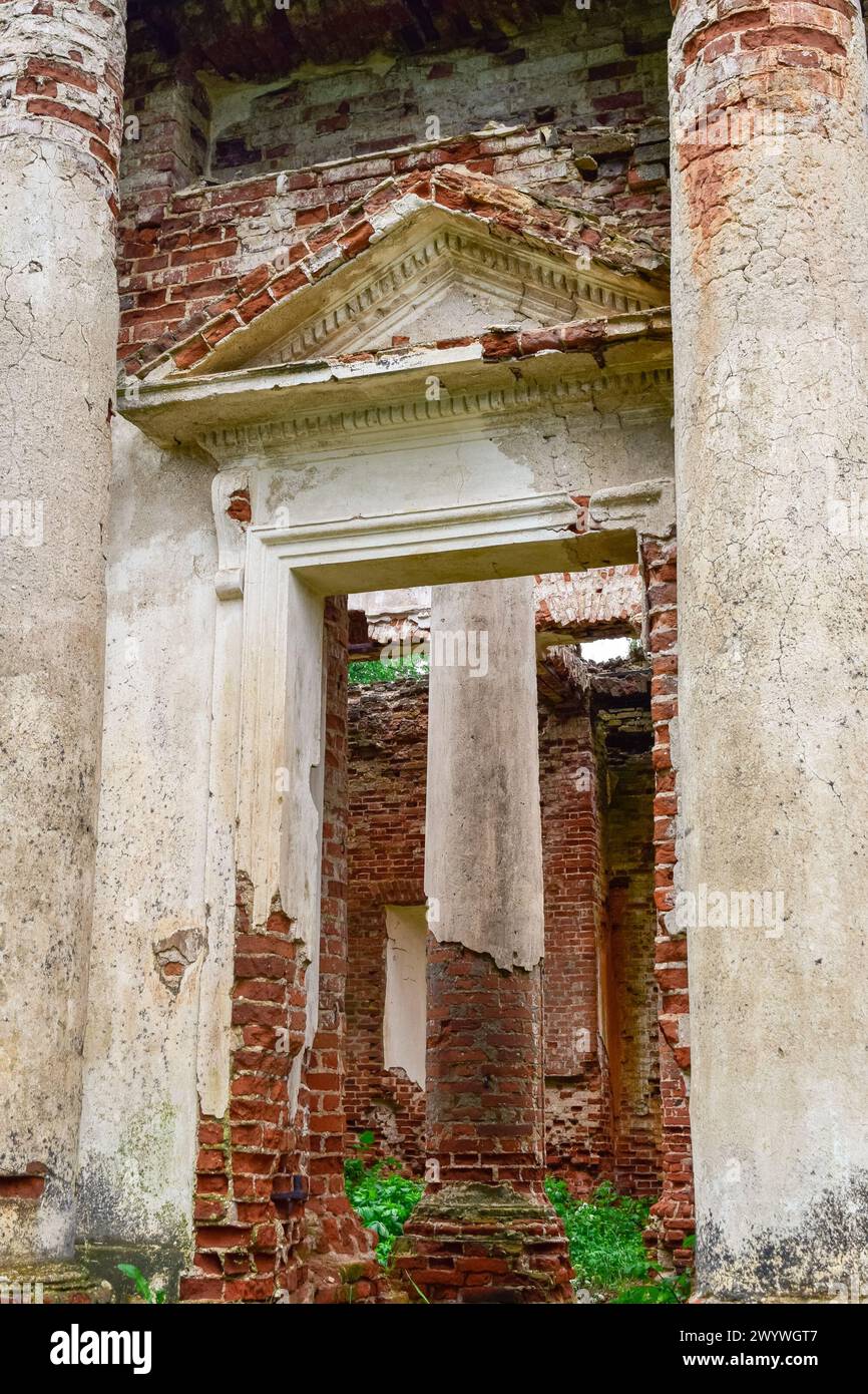 Ruins of the church. Monuments and landmarks. History and culture ...