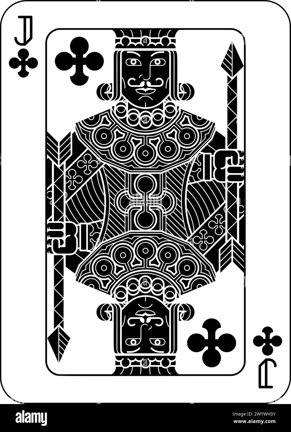 Playing card symbols icons Black and White Stock Photos & Images - Alamy