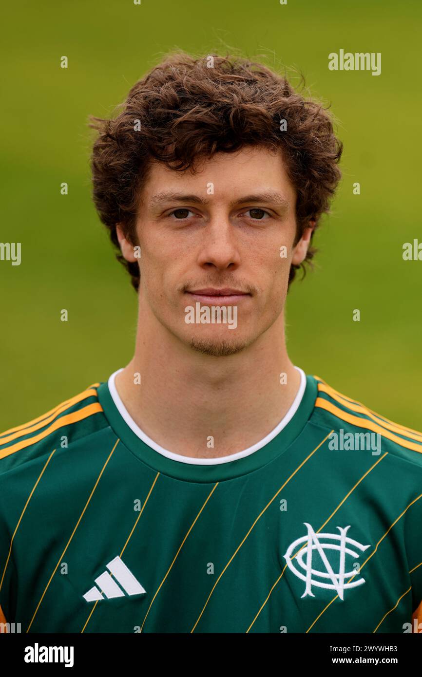 Nottinghamshire's Calvin Harrison during a media day at Trent Bridge ...