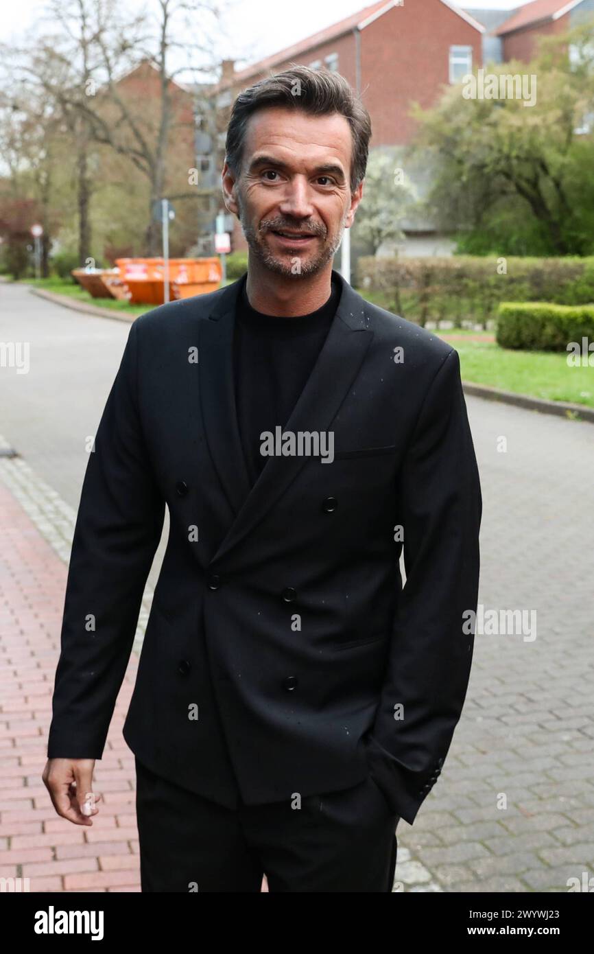 Florian Silbereisen kommt zum Termin. Ministerpräsident Dr. Reiner ...