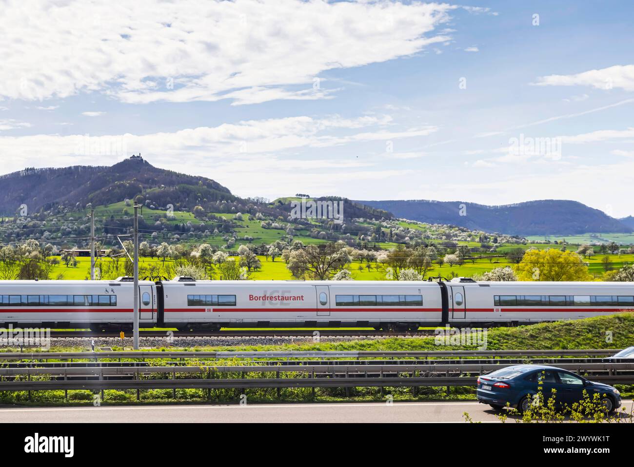 Neubaustrecke der Bahn von Wendlingen nach Ulm. Streckenabschnitt bei ...