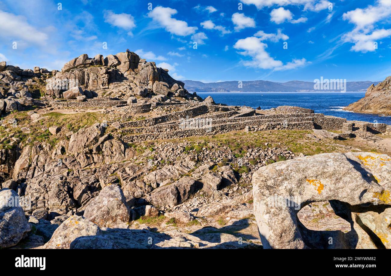 Castro de Baroña, Porto do Son, Ria de Muros y Noya, A Coruña, Galicia ...
