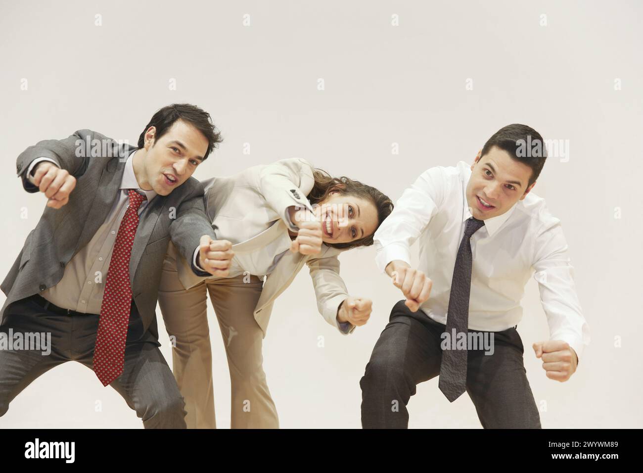 Left and cowering man hi-res stock photography and images - Alamy