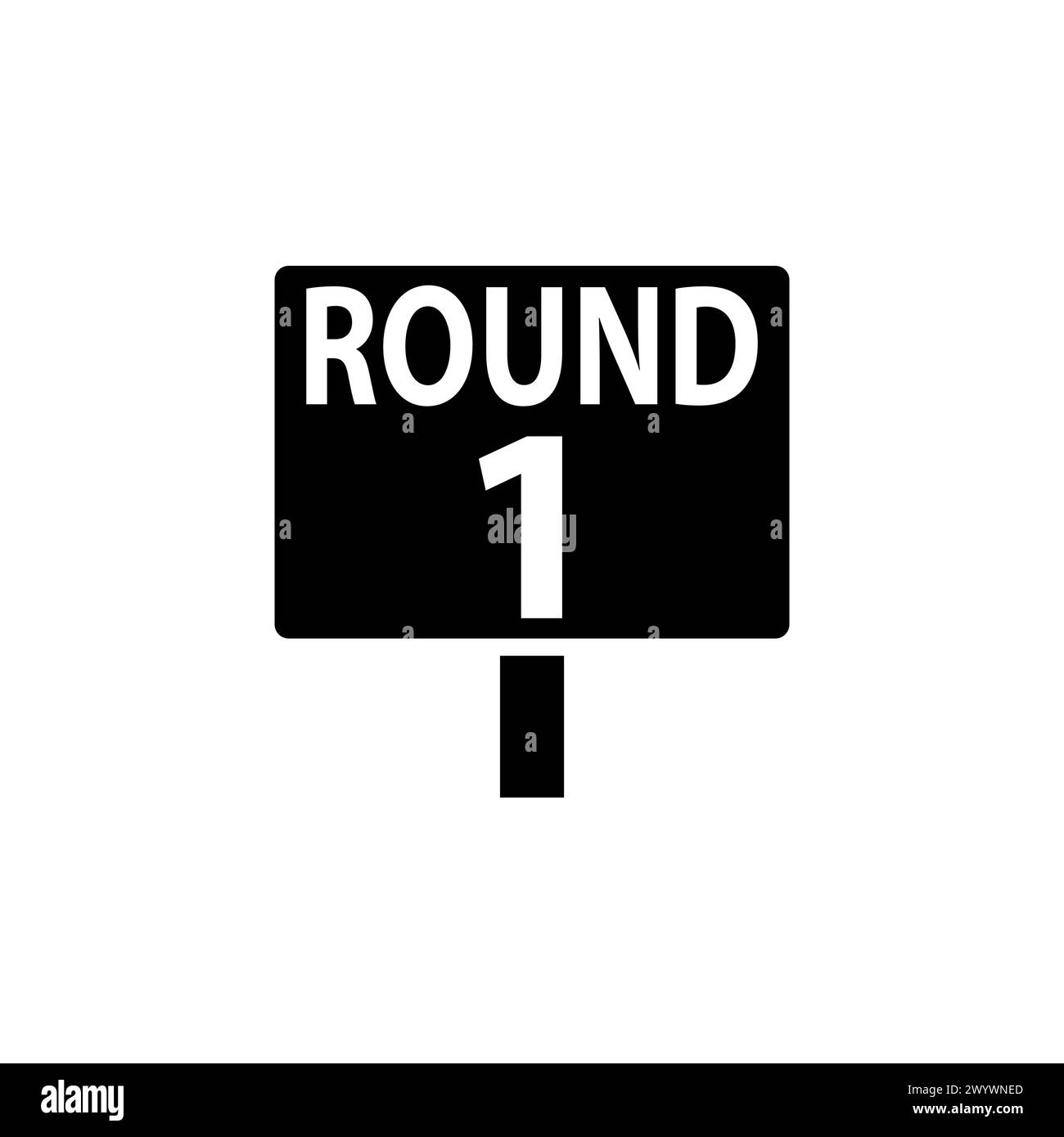 Boxing Ring Board flat vector icon. Simple solid symbol isolated on white background Stock ...