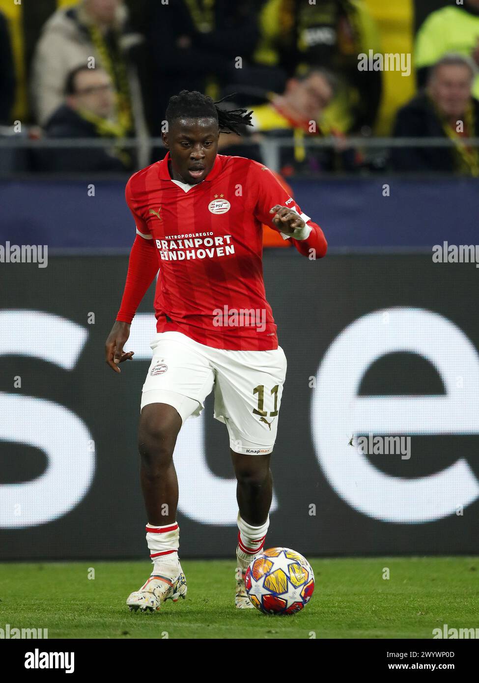 DORTMUND - Johan Bakayoko of PSV Eindhoven during the UEFA Champions ...