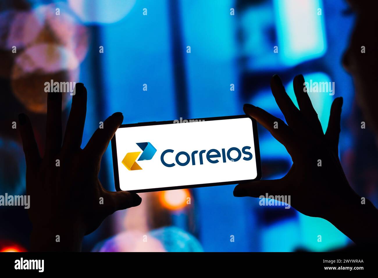 Correios logo hi-res stock photography and images - Alamy