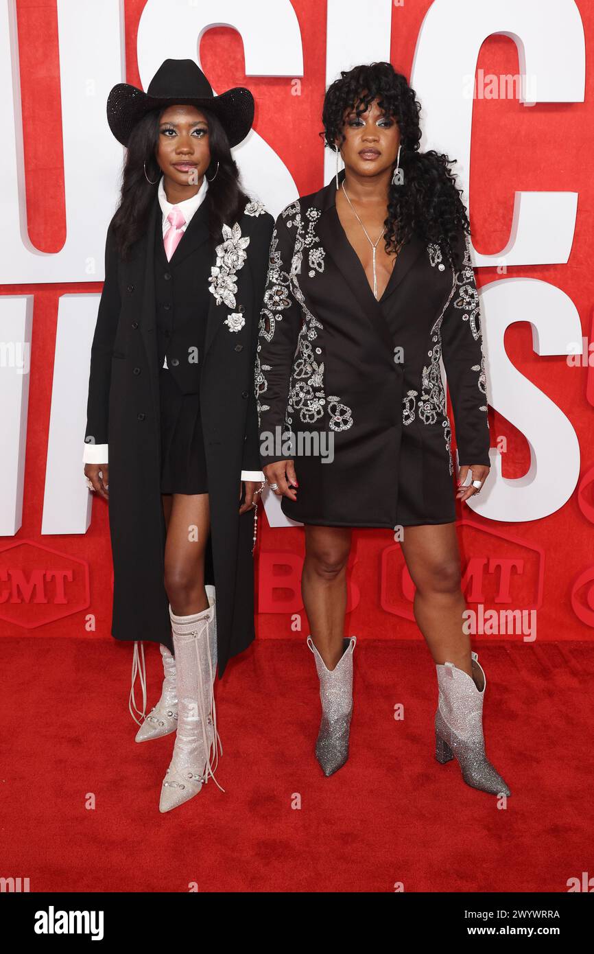 Austin, USA. 07th Apr, 2024. Pranna Supreme Diggs and Tekitha ...