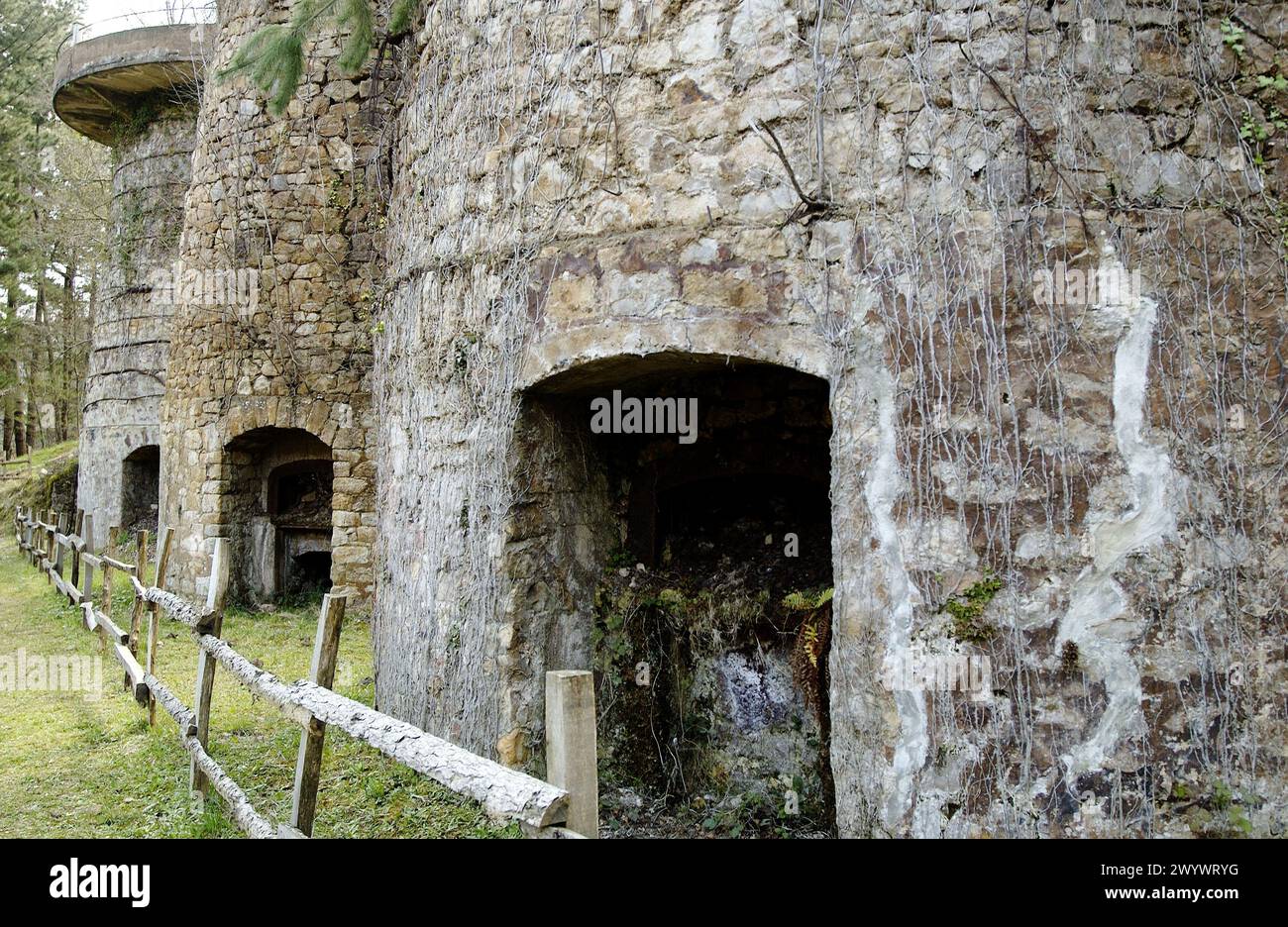 Old iron ore furnaces hi-res stock photography and images - Alamy