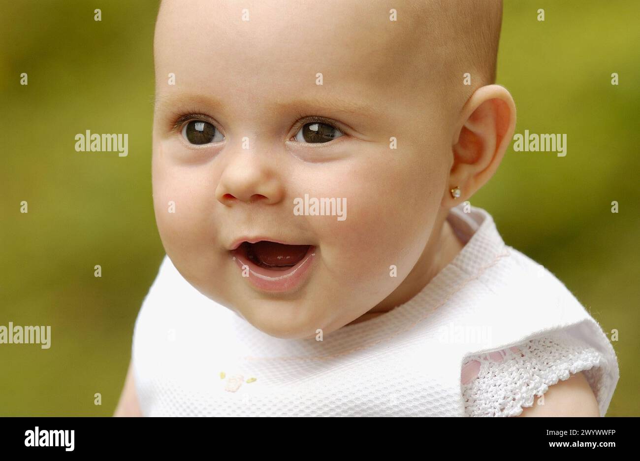 Six months old baby Stock Photo - Alamy