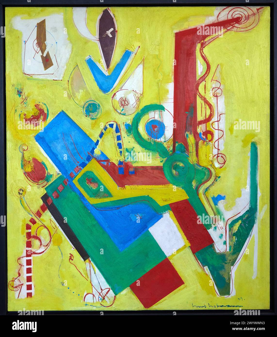 "Yellow Predominance", 1949, Hans Hofmann, Centre Pompidou, Paris ...