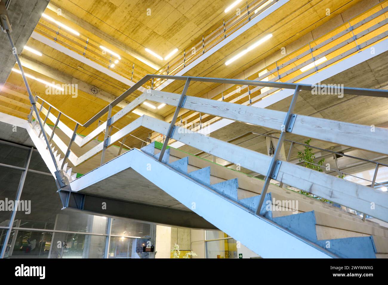 Aulario stairs, Basque Country University, UPV, Donostia, San Sebastian ...