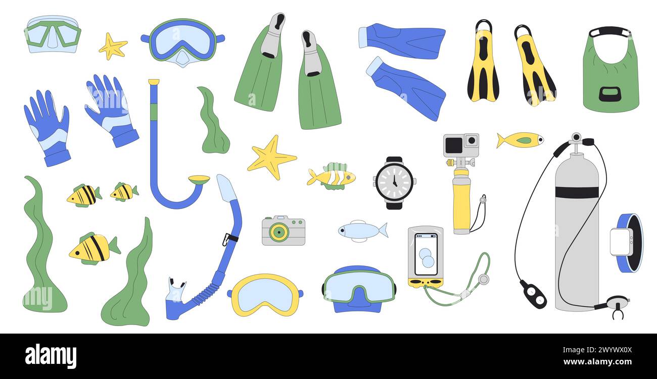 Scuba divers watch Stock Vector Images - Alamy