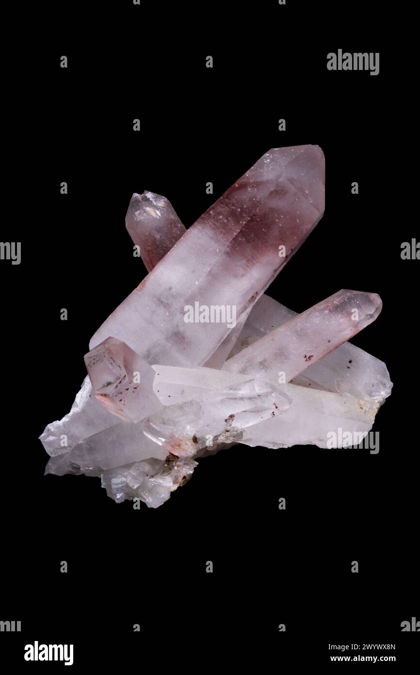 quartz crystal specimen Stock Photo - Alamy