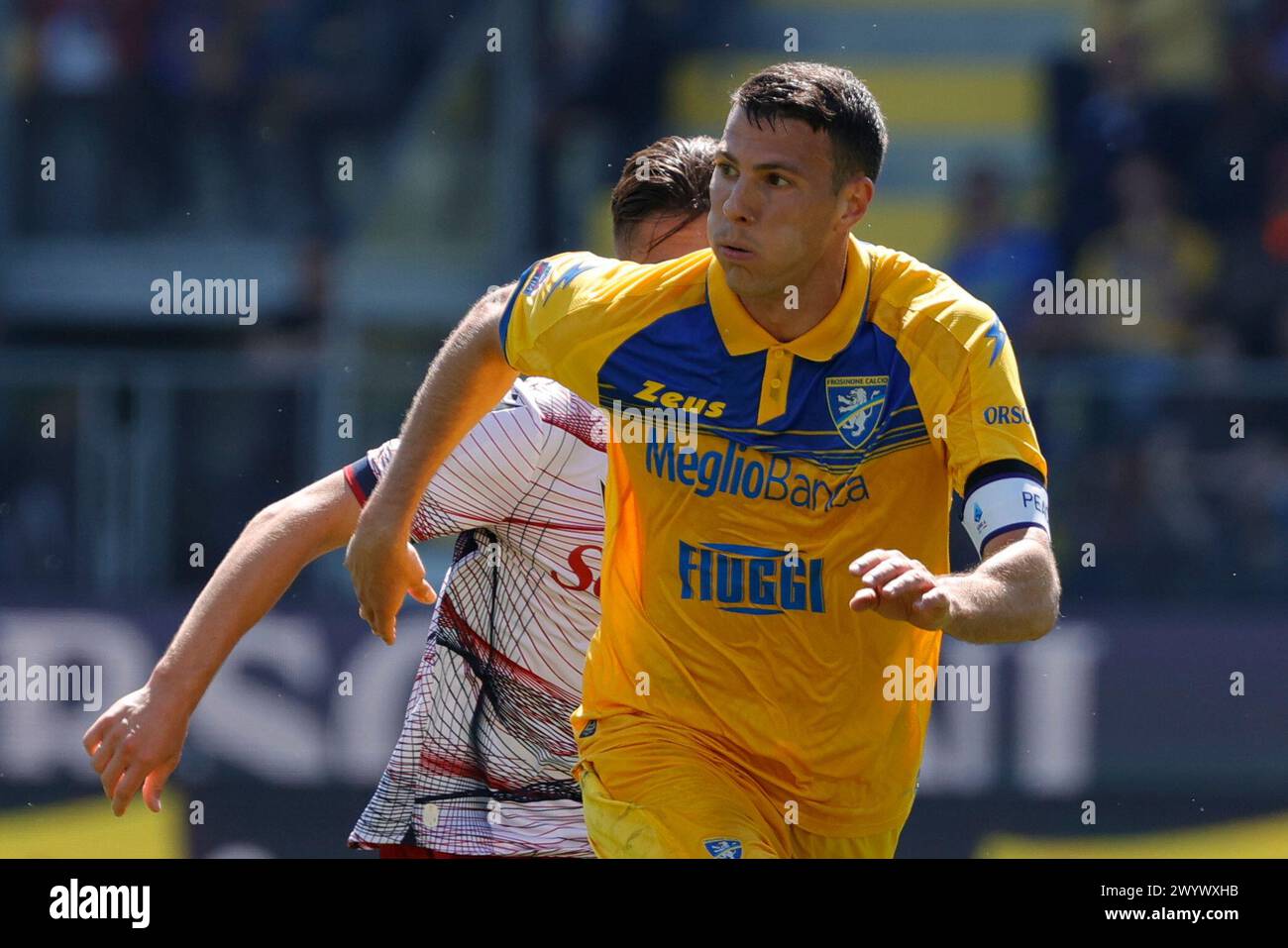 Luca Mazzitelli of Frosinone looks on during Serie A soccer match SSC ...