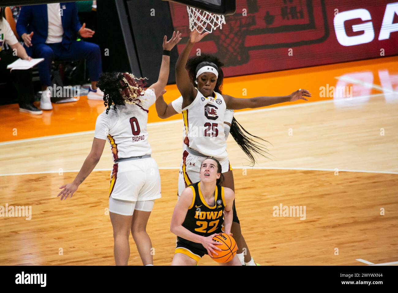 Caitlin clark april 2024 hi-res stock photography and images - Alamy