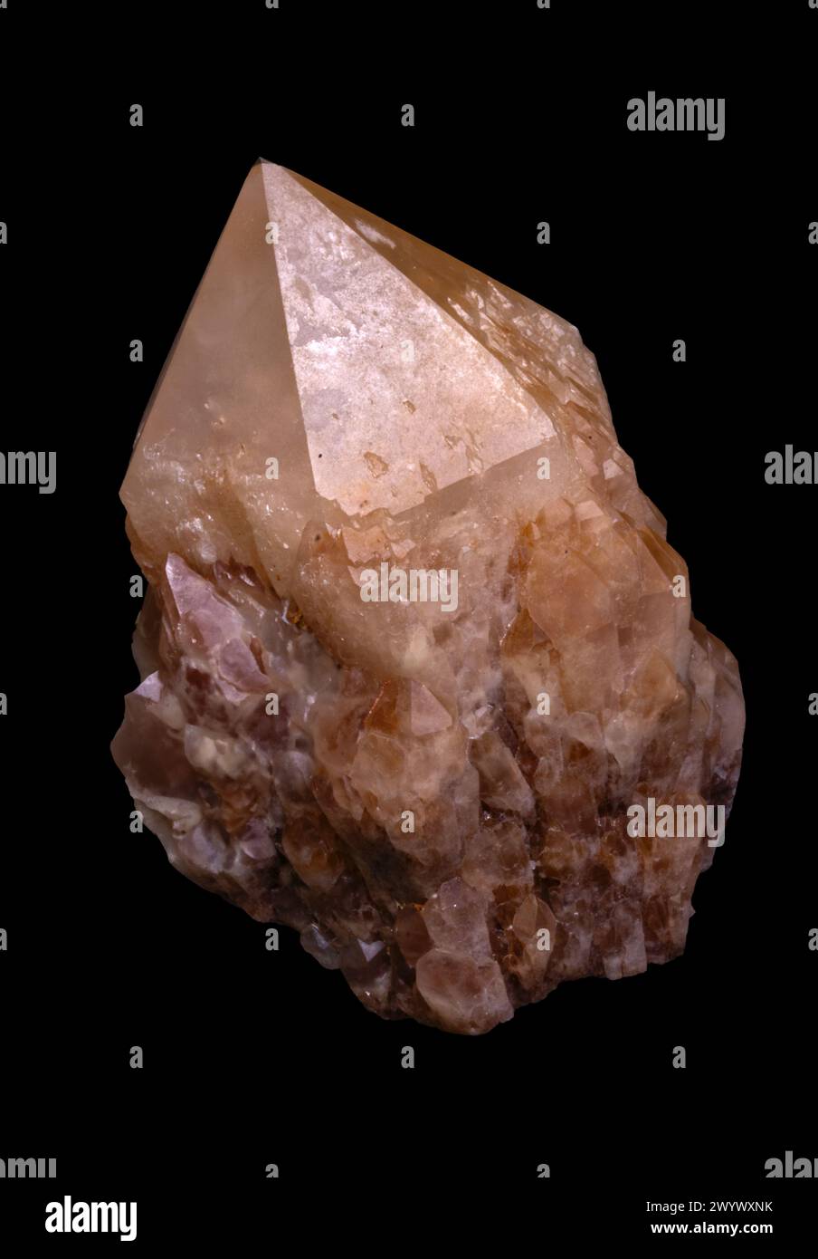 quartz crystal specimen Stock Photo - Alamy
