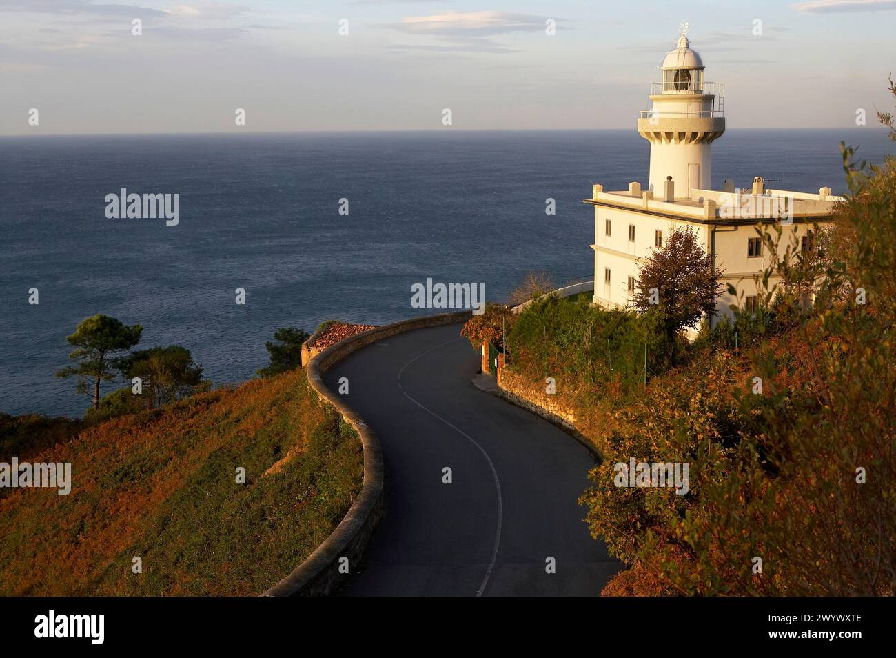Monte Igueldo lighthouse, Donostia, San Sebastian, Gipuzkoa, Euskadi ...