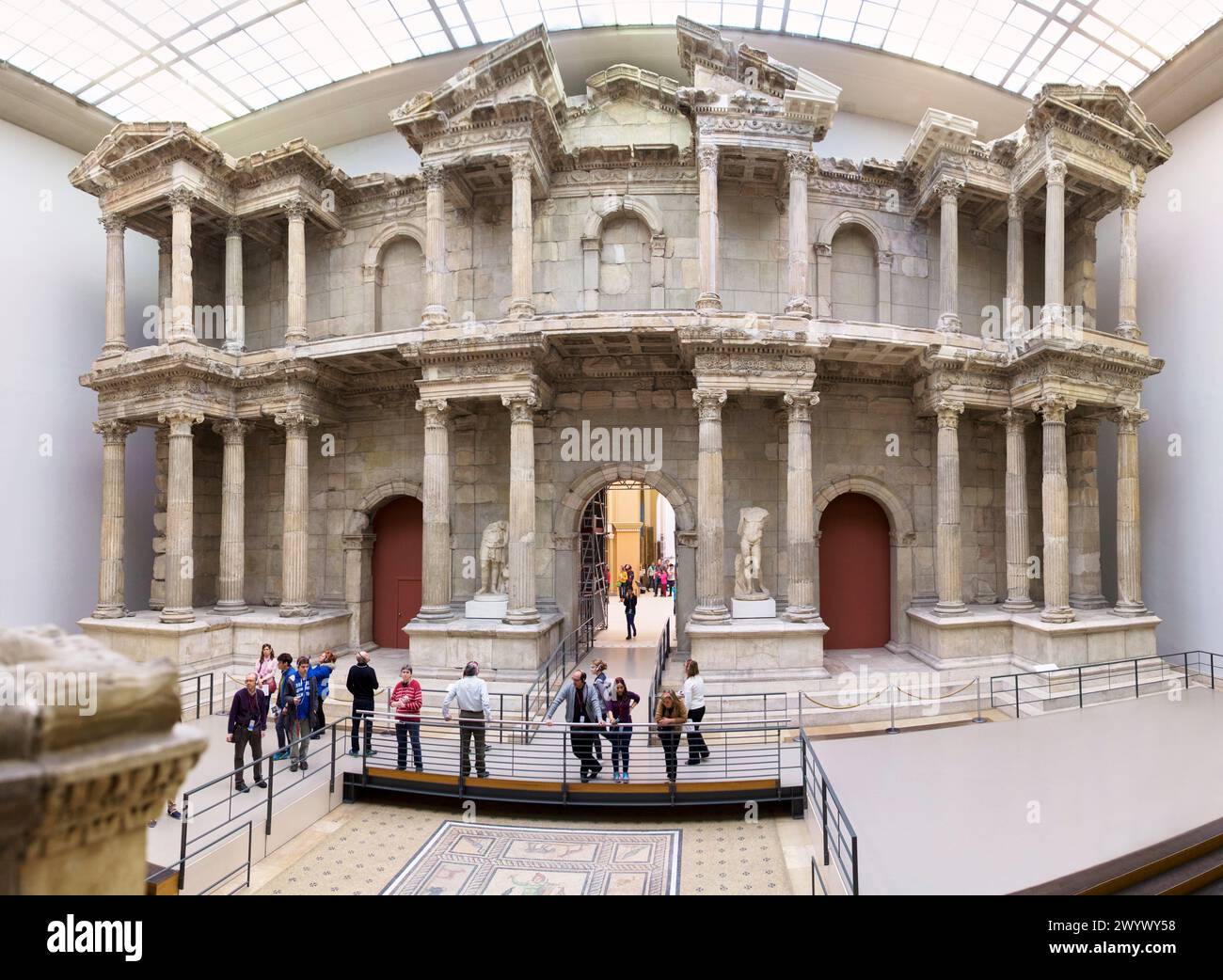 Reconstruction of The Market Gate of Miletus, Pergamon Museum, Berlin ...
