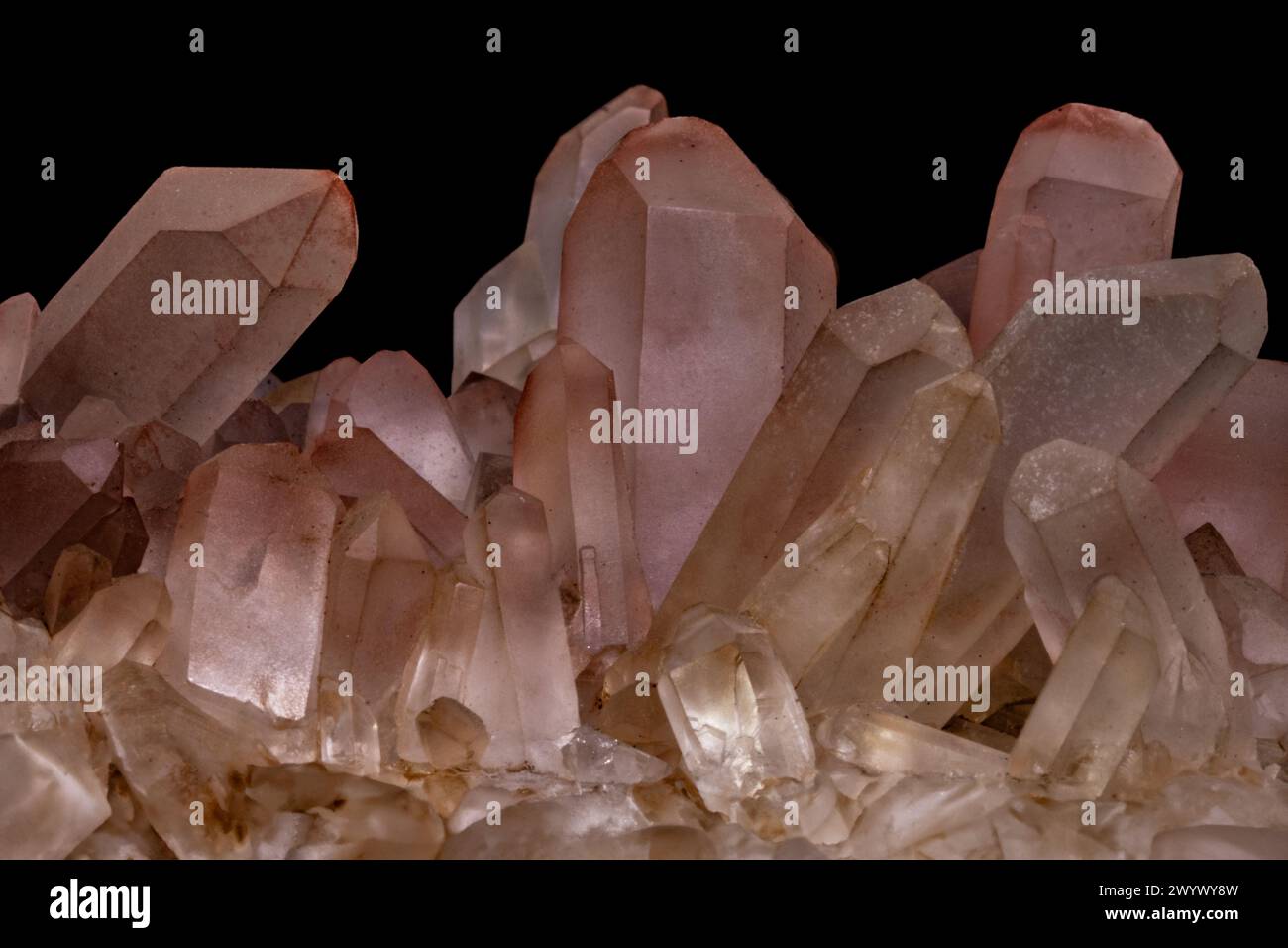 quartz crystal specimen Stock Photo - Alamy
