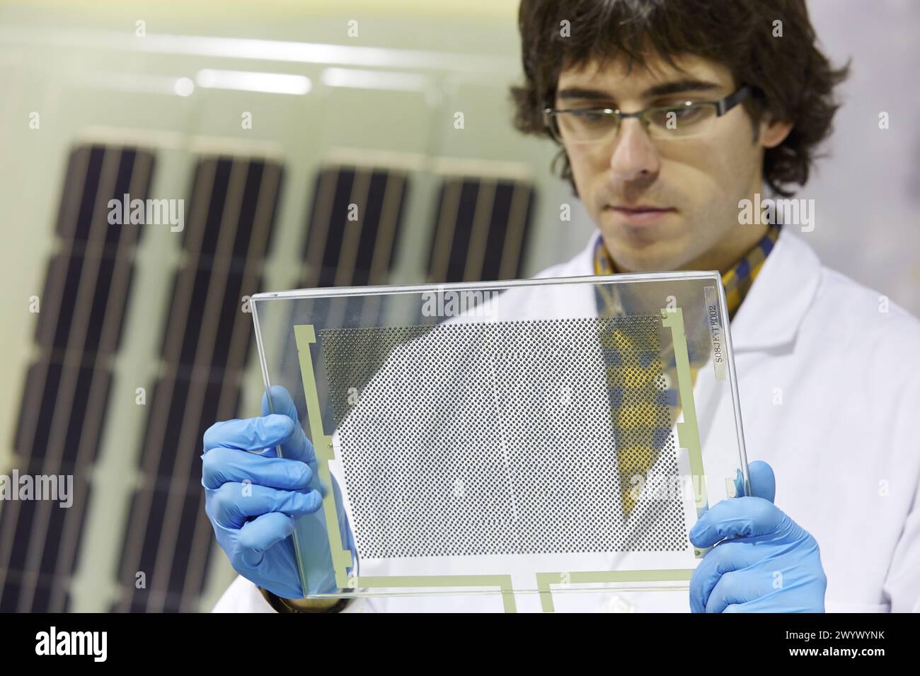Spherical solar cells. Research and development of solar panels. Energy ...